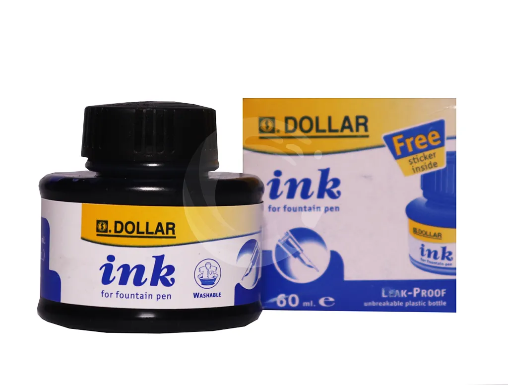 Dollar Pen Ink Bottle Blue (60ml) | Geto.pk